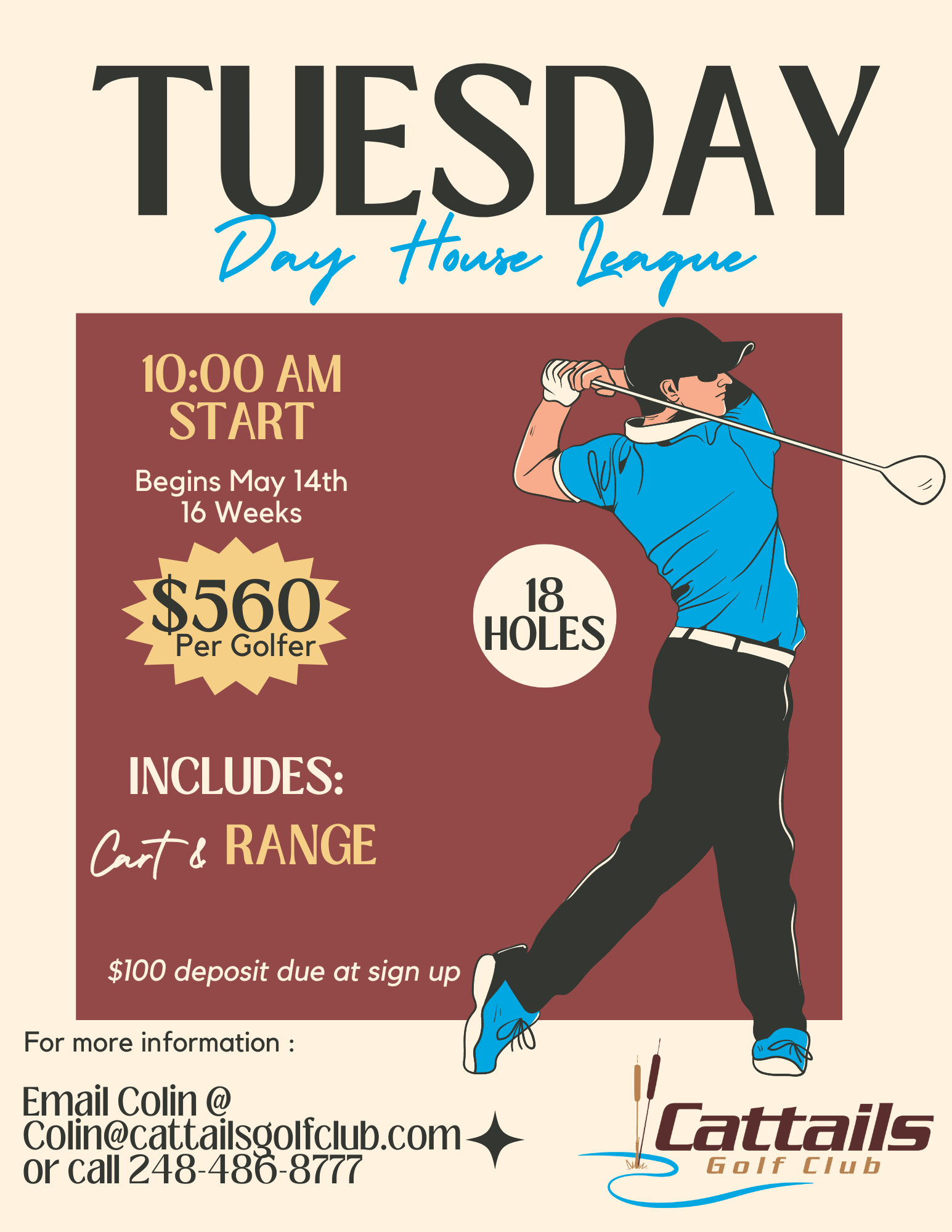 Tuesday House League - Cattails Golf Club