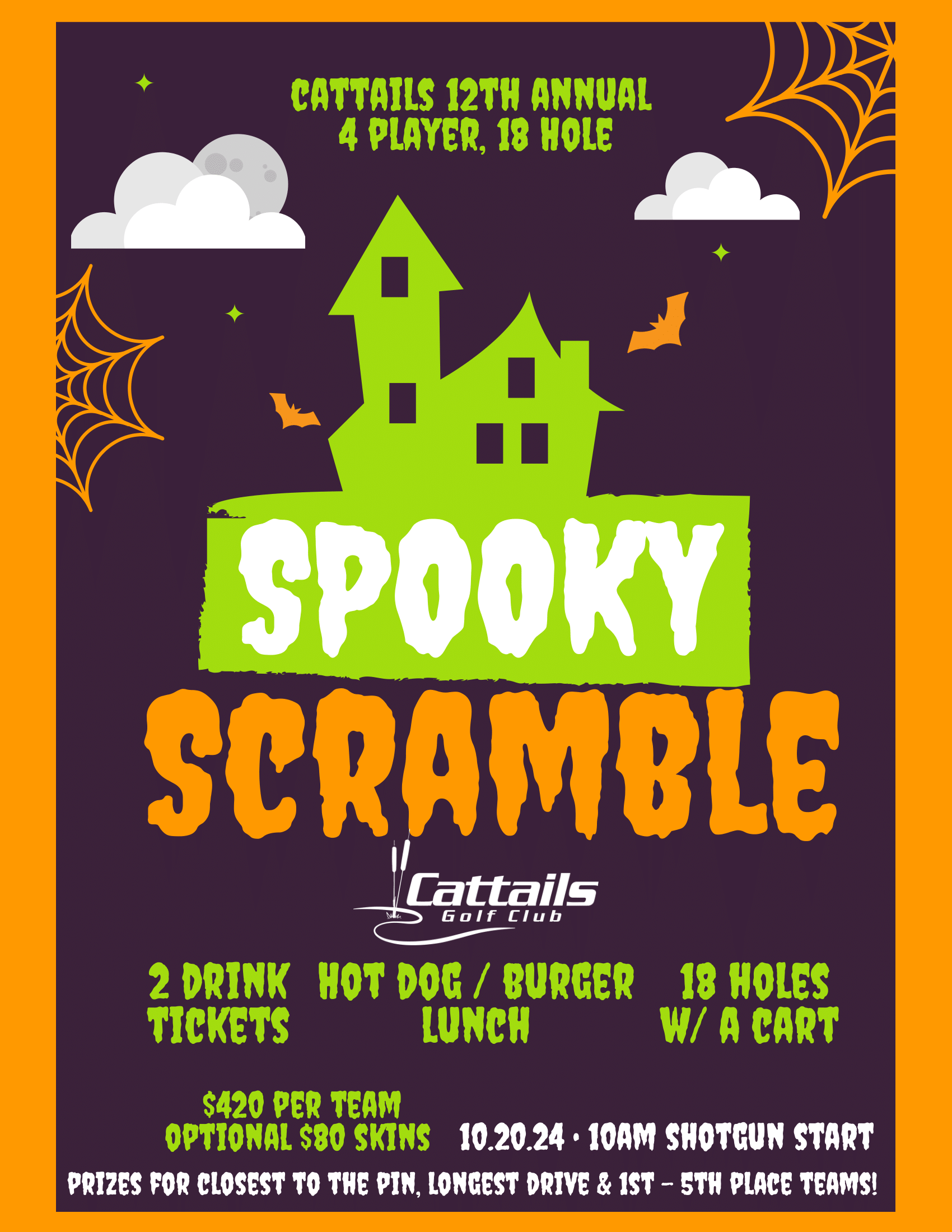 13th Annual Spooky Scramble - Cattails Golf Club